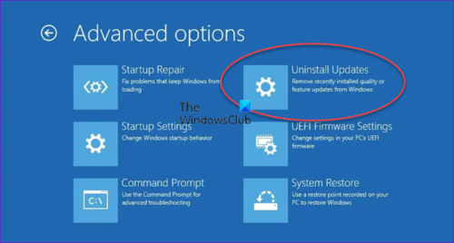 How to uninstall Windows Updates in Windows 11/10