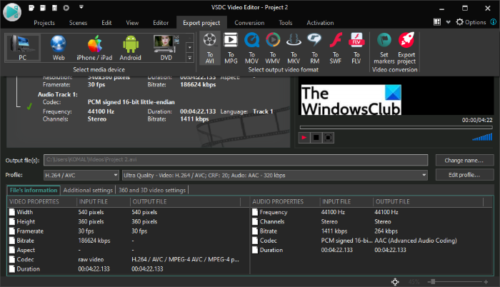How to add Mirror effect to Videos in Windows 11