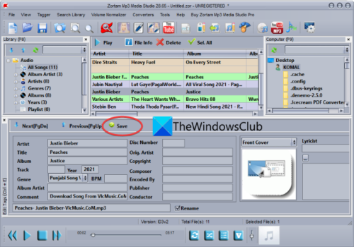 How to Embed Lyrics to MP3 files in Windows 11