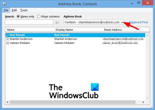 How to find the Address Book in Outlook
