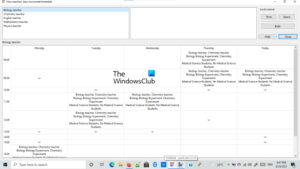 Best free Timetable software for Windows PC