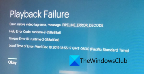 How to fix Hulu error 94 on your streaming device?