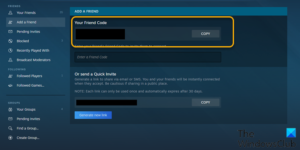 How to find and use Steam Friend Codes?