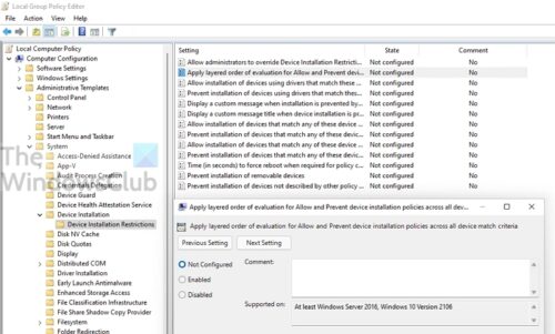 How to apply Layered Group Policy in Windows 11/10