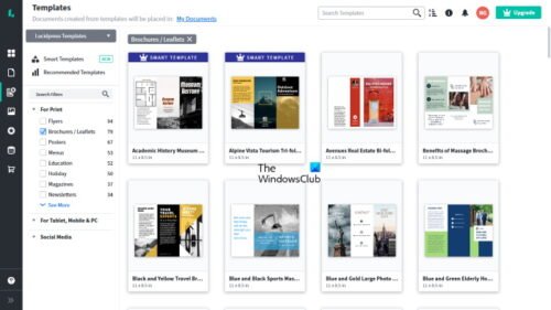 Best Free online Pamphlet and Brochure making Tools