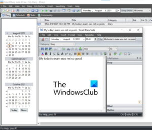 Best free Digital Diary software for Windows PC