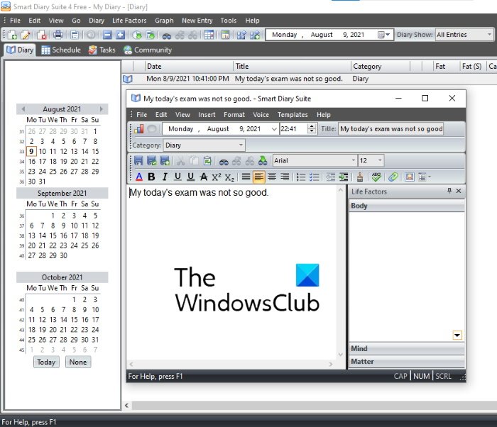 Best Free Digital Diary Software For Windows 11 10 2022 