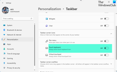 Touch Keyboard Settings, Tips and Tricks for Windows 11