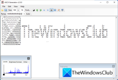 How to create ASCII Art on Windows PC