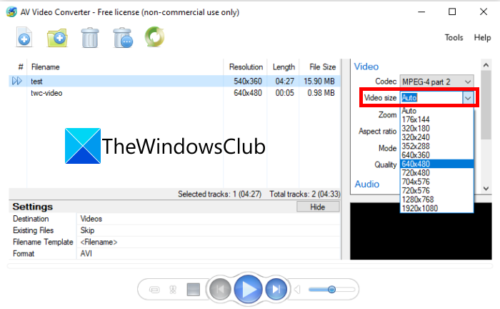 Best free Batch Video Resizer software to Batch Resize Videos on PC