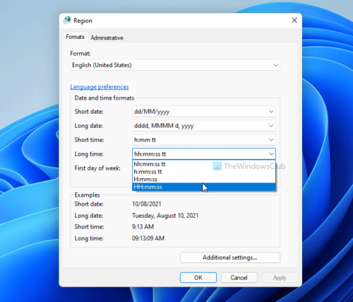 How to change Lock Screen Clock format on Windows 11