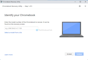How to use Chromebook Recovery Utility to create recovery media