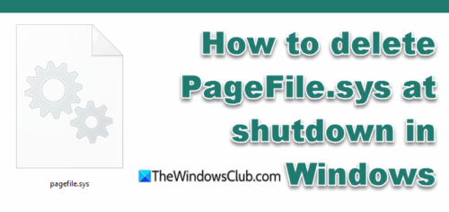 How to increase Page File size or Virtual Memory in Windows 11/10