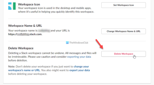 How to delete Slack account, workspace, channel, and message