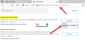 How to use Super Duper Secure Mode in Microsoft Edge