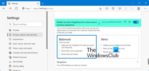 How to use Super Duper Secure Mode in Microsoft Edge