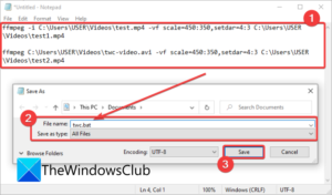 Best free Batch Video Resizer software for Windows 11/10