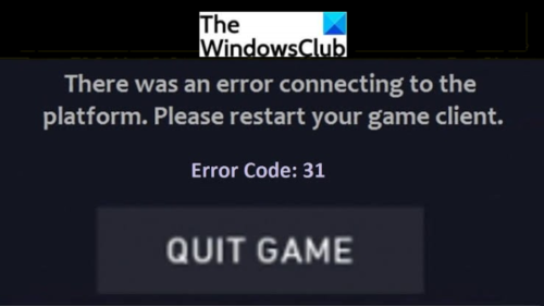 Fix Valorant Error Code 38, Error connecting to the platform