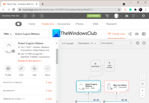 How to Create, View, and Edit GEDCOM file in Windows 11