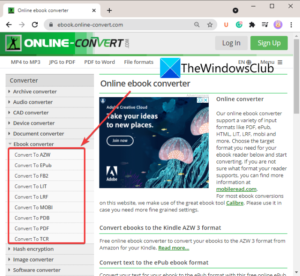 What is LIT file? How to convert LIT to EPUB or MOBI in Windows