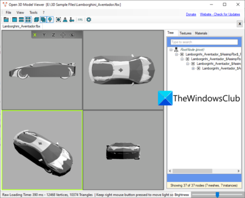 Best free 3D File Viewer software to view 3D models in Windows 11