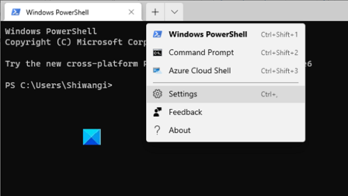 Change default Height and Width of Terminal window