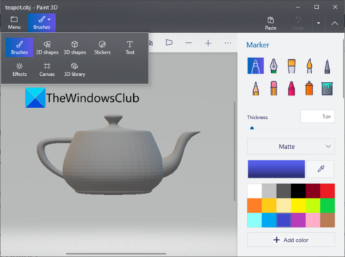 How to edit 3D OBJ models in Windows 11