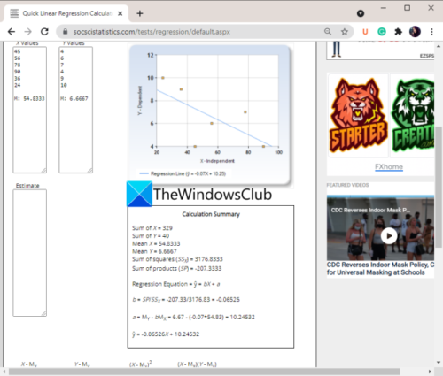 How to perform Regression Analysis in Windows 11
