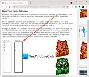 How to perform Regression Analysis in Windows 11