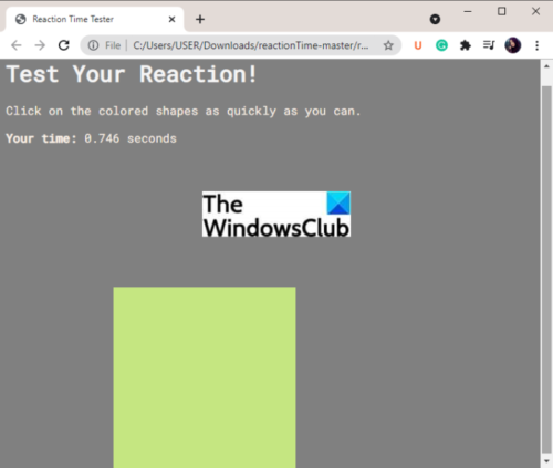 How to measure Reaction Time on Windows PC