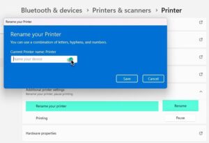 How to rename a Printer in Windows 11/10