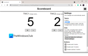 Free Scoreboard software & tools to create scoreboard on PC