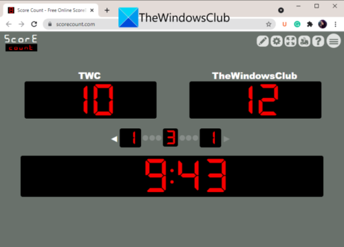 Free Scoreboard software & tools to create scoreboard on PC