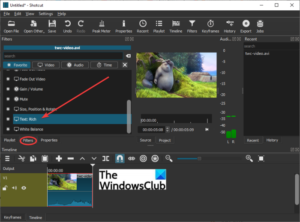 How to create Movie Credits in Windows 11/10