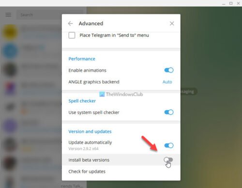 Telegram app not working or opening on Windows 11