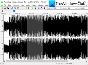 Best free Open Source Audio Editor Software for Windows 11