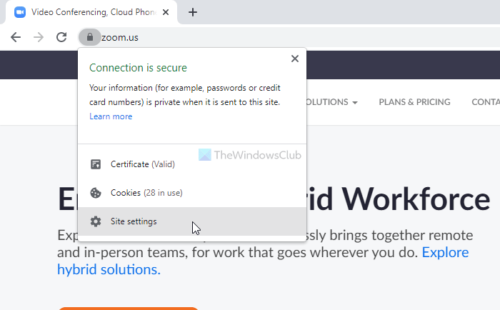 Your browser is preventing access to your microphone Zoom error