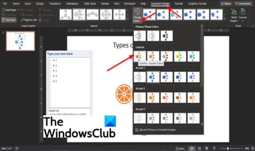 How to create a Radial List in PowerPoint