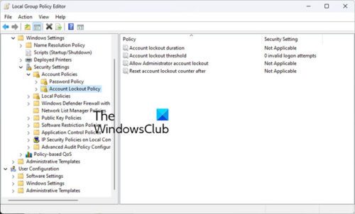 Harden Windows Login Password Policy & Account Lockout Policy