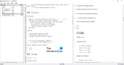 Best free Markdown Editor software for Windows PC