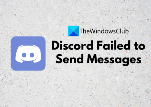 Fix Discord Failed to send message issues
