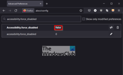 Turn off Accessibility Service to improve Firefox performance