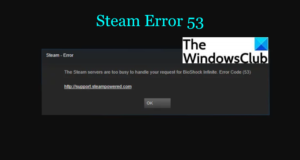 Fix Steam Error Codes 53 and 101 on Windows PC