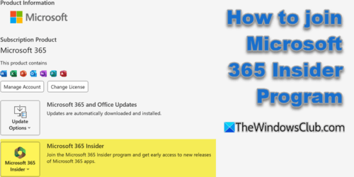 How to enroll for Microsoft 365 Insider Program