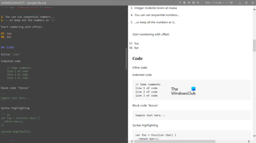 Best free Markdown Editor software for Windows PC