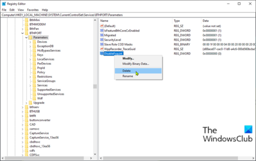 Send a File and Receive a File options missing in Bluetooth