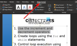 How to add multi-color Text in PowerPoint