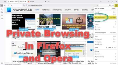 Create a shortcut to open Firefox in Private Browsing Mode