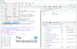 How to clear console R and RStudio for Windows and Mac