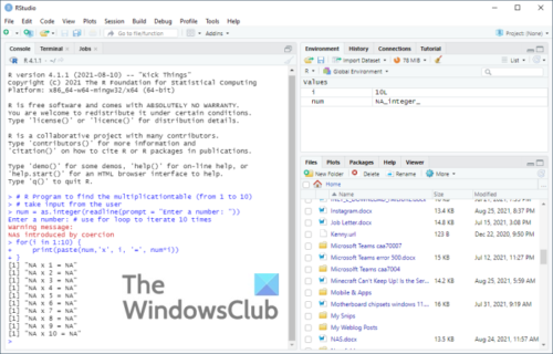 How to clear console R and RStudio for Windows and Mac